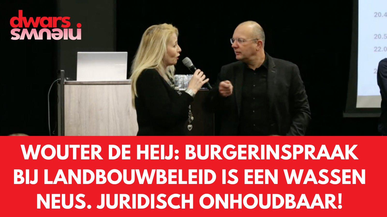 Wouter de Heij: 'burgerinspraak bij landbouwbeleid is een wassen neus ...